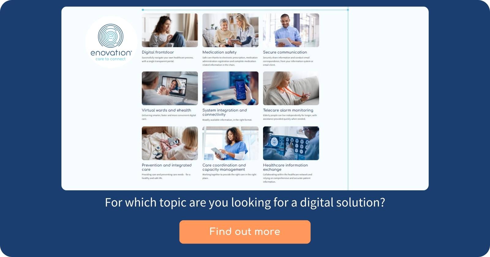 Care Topics and solutions - Enovation EN