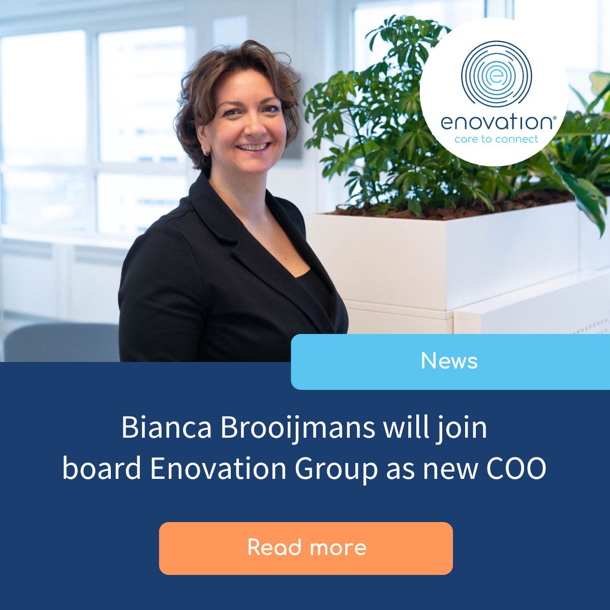 Bianca Brooijmans joins board of Enovation as COO - Enovation EN