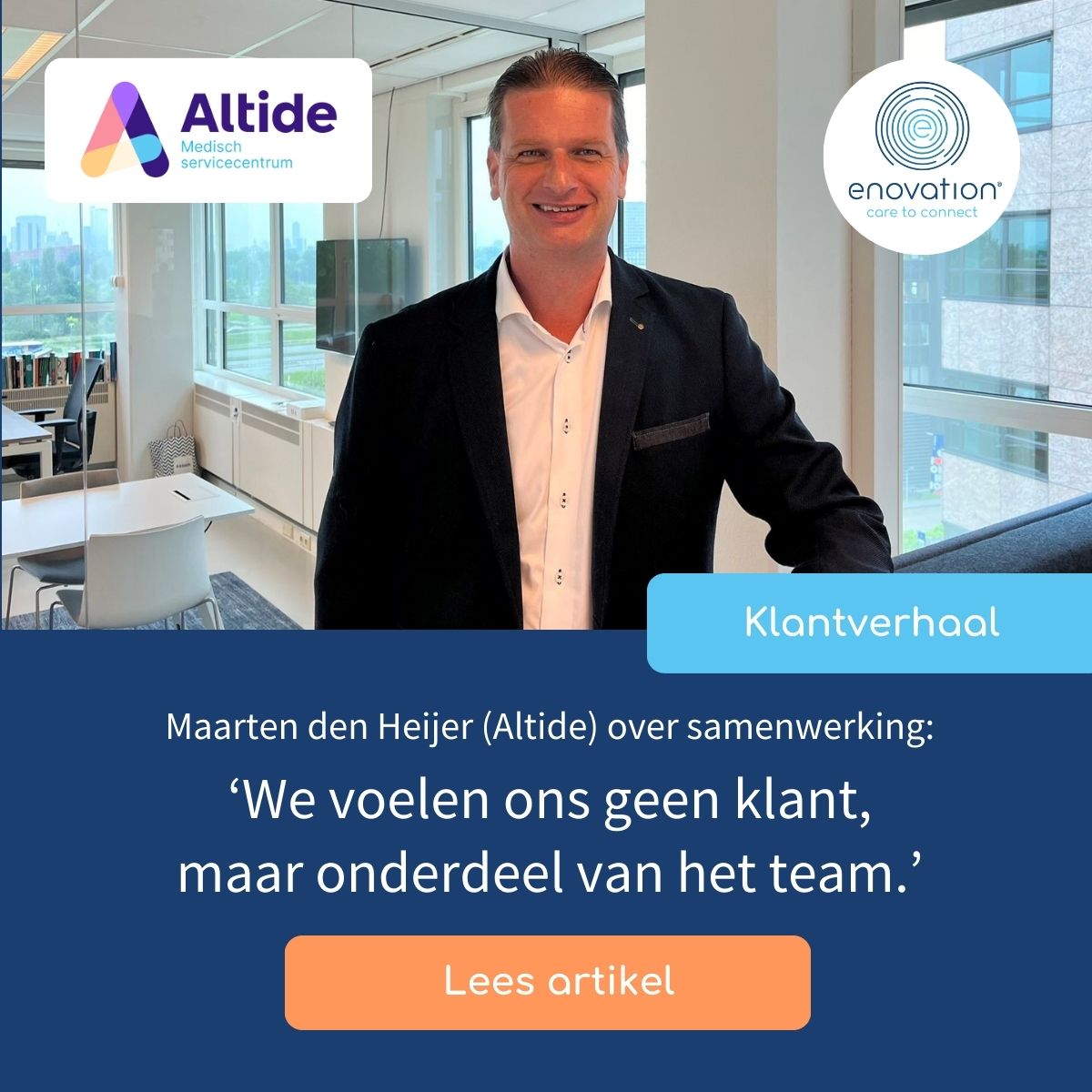 Altide en Enovation: vooruitlopers in ontwikkelingen digitale zorg
